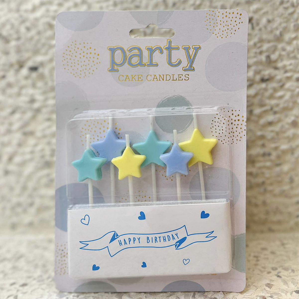 Coloured Star Candles – nesuto