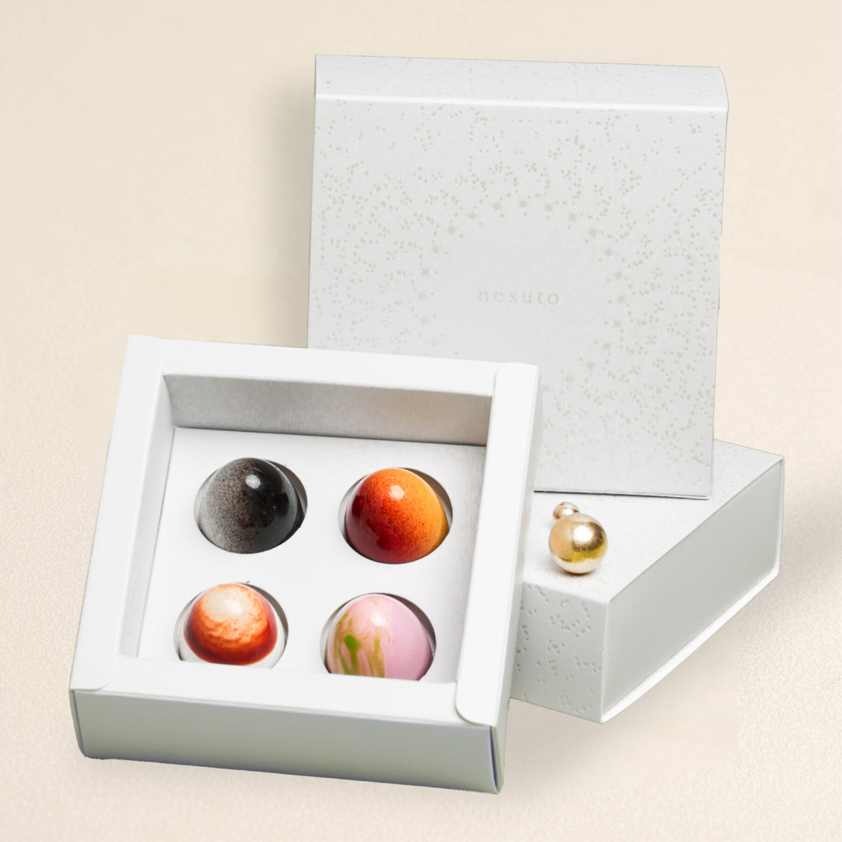 4-piece Chocolate Bon-bon Set (A) – Nesuto Singapore